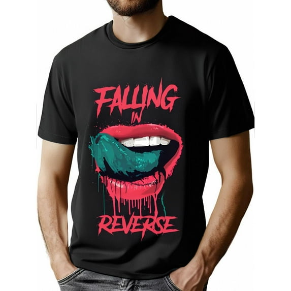 Falling-in-Reverse Men's Short Sleeve Graphic T-shirt Tee For adult ...