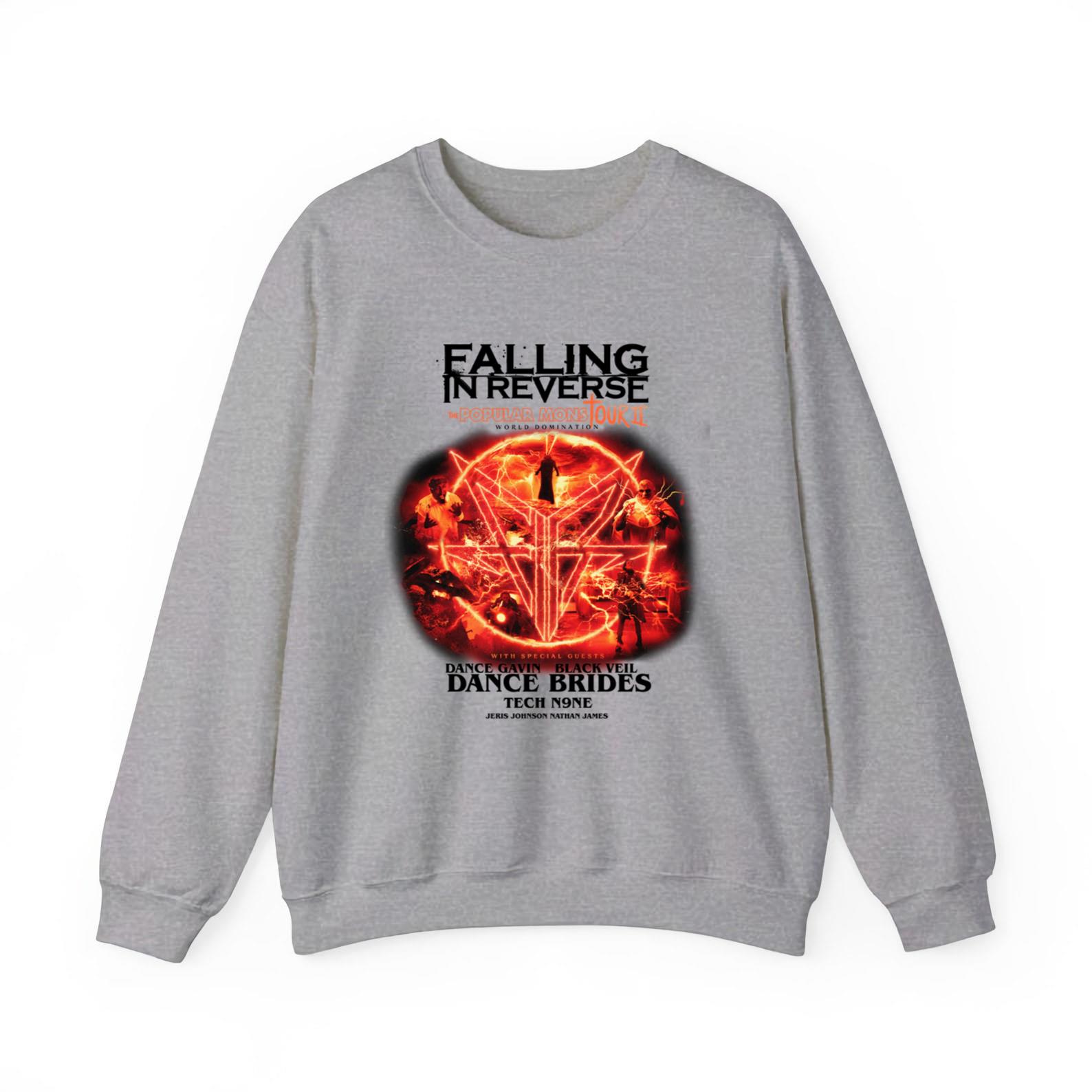 Falling in Reverse - Popular Monstour II 2024 Shirt, Falling in Reverse ...