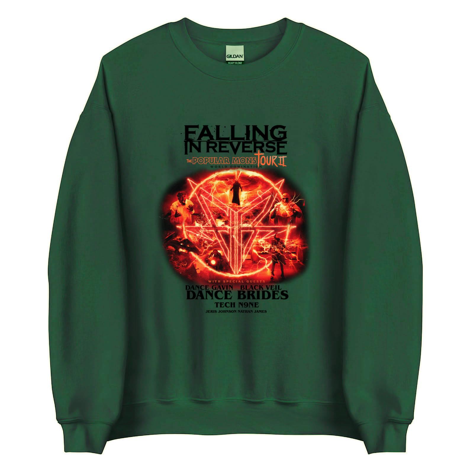 Falling in Reverse - Popular Monstour II 2024 Shirt, Falling in Reverse ...