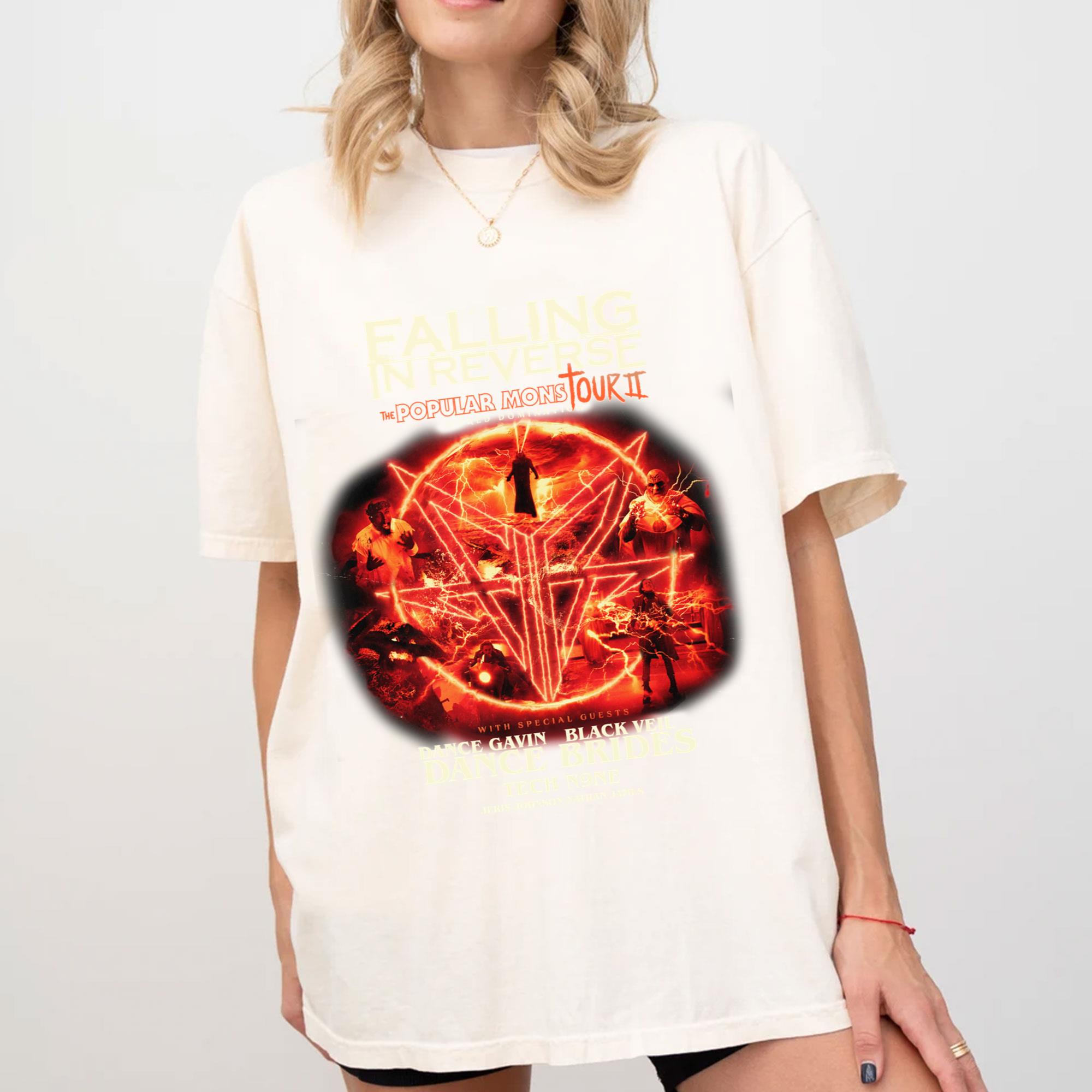 Falling in Reverse - Popular Monstour II 2024 Shirt, Falling in Reverse ...