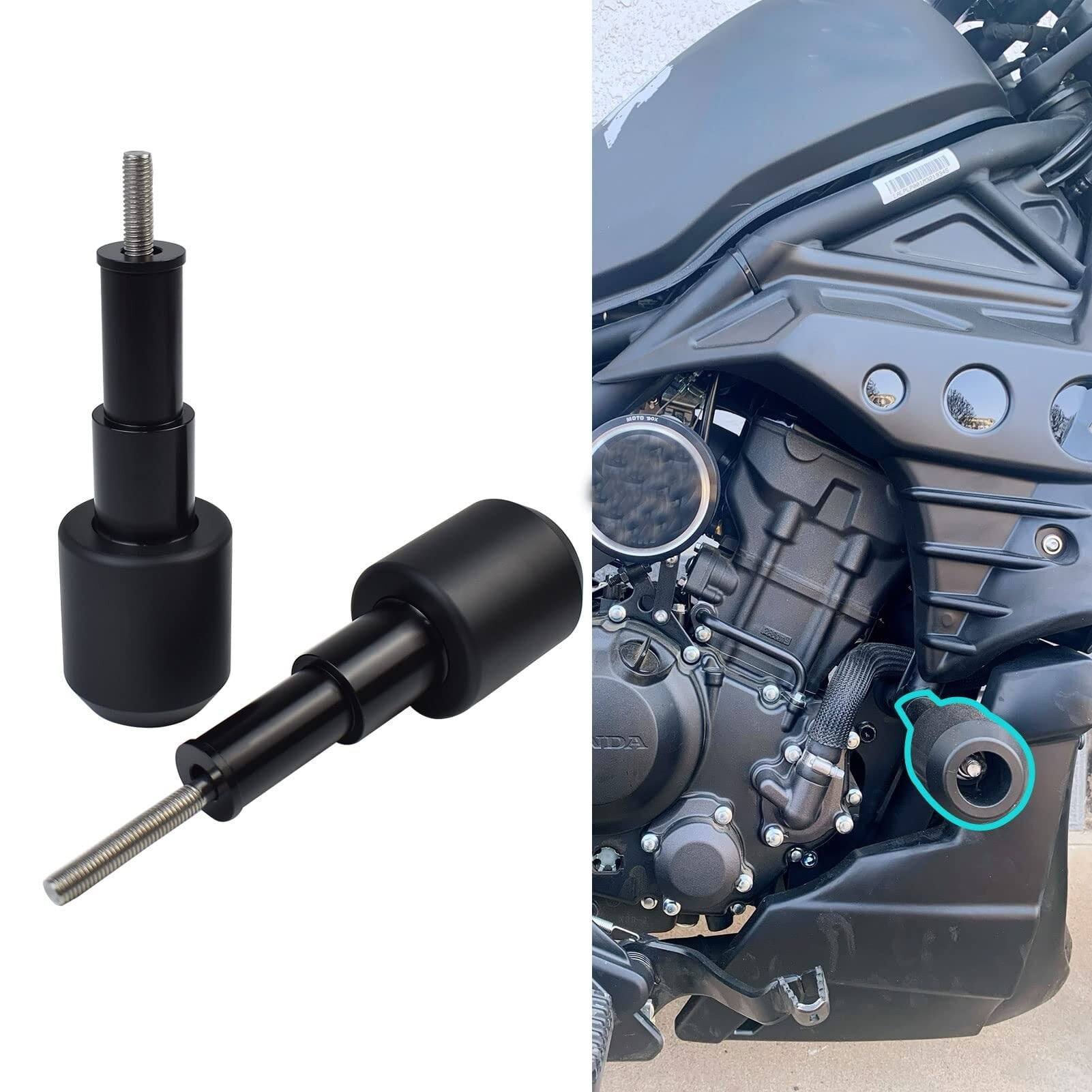 Falling protection compatible with Ho-nda Rebel CMX 500 CMX500 Rebel500 ...