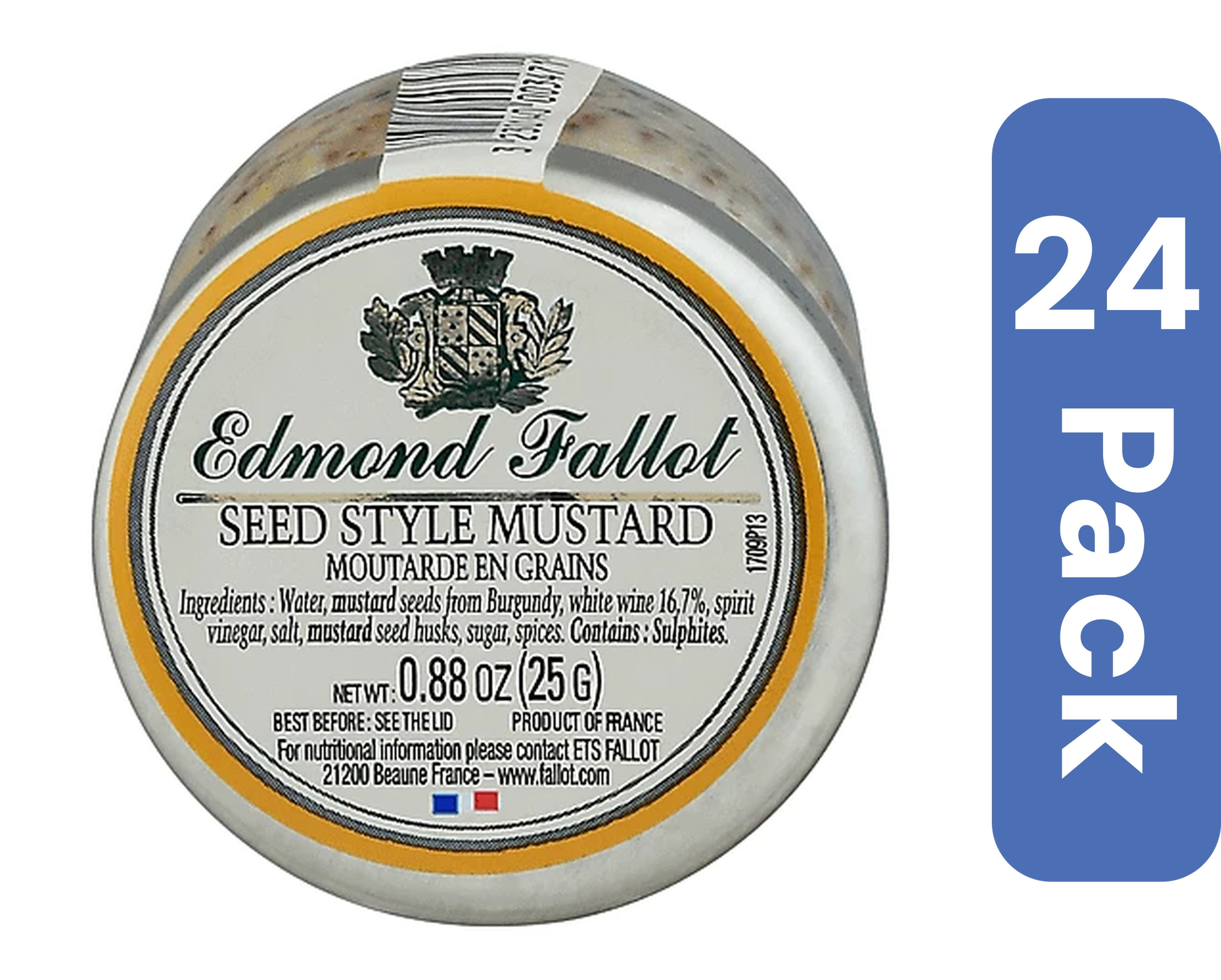 Fallot Seed Style Mustard 0.88 oz (Pack Of 24) - Walmart.com