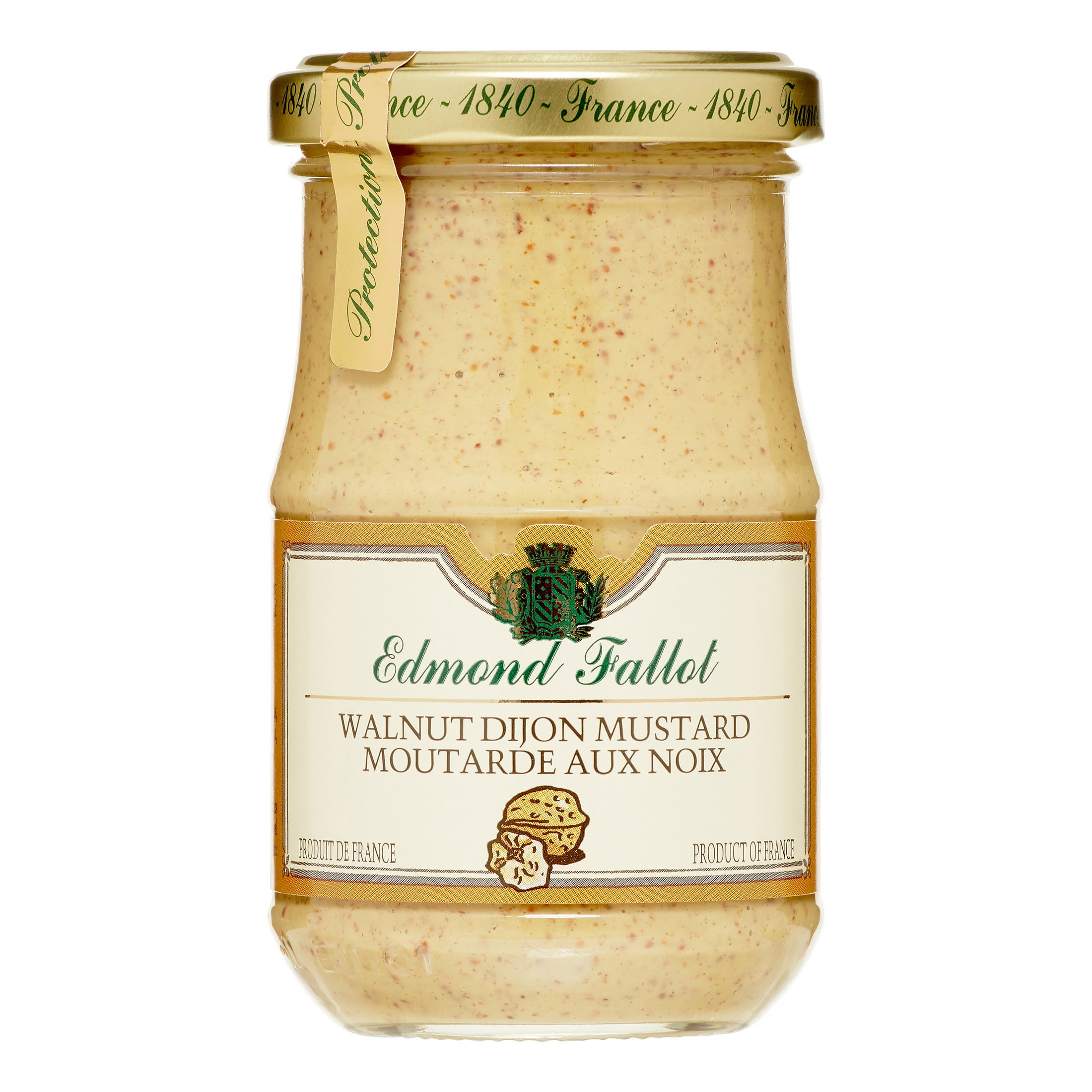 Edmond Fallot Artisan Walnut Dijon Mustard, Stone Ground, 7.4 Oz ...