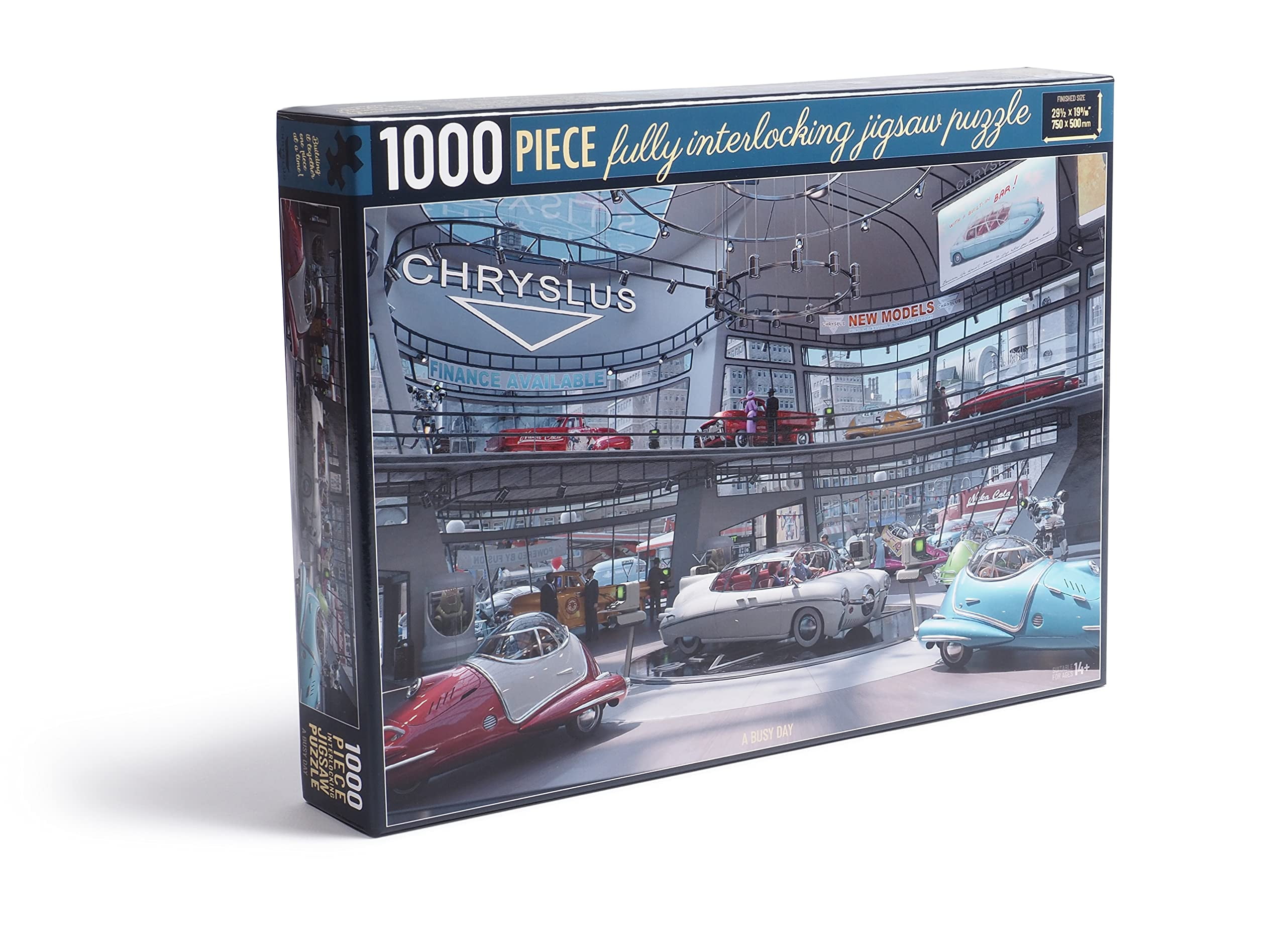Fallout 1000-Piece Jigsaw Puzzle DHF10 - Depicting The Chryslus ...