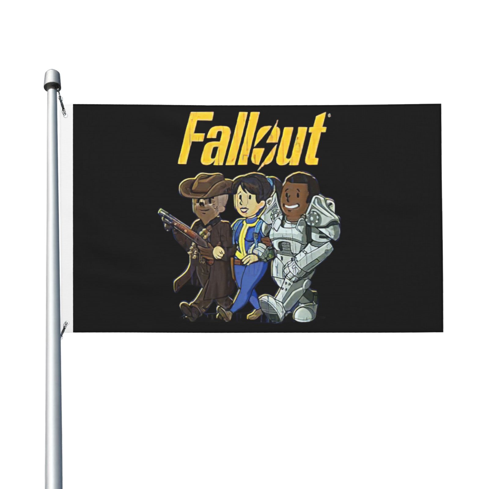 Fallout 2024 Garden Flags with Metal Grommets 3 x 5 Ft Double Sided ...