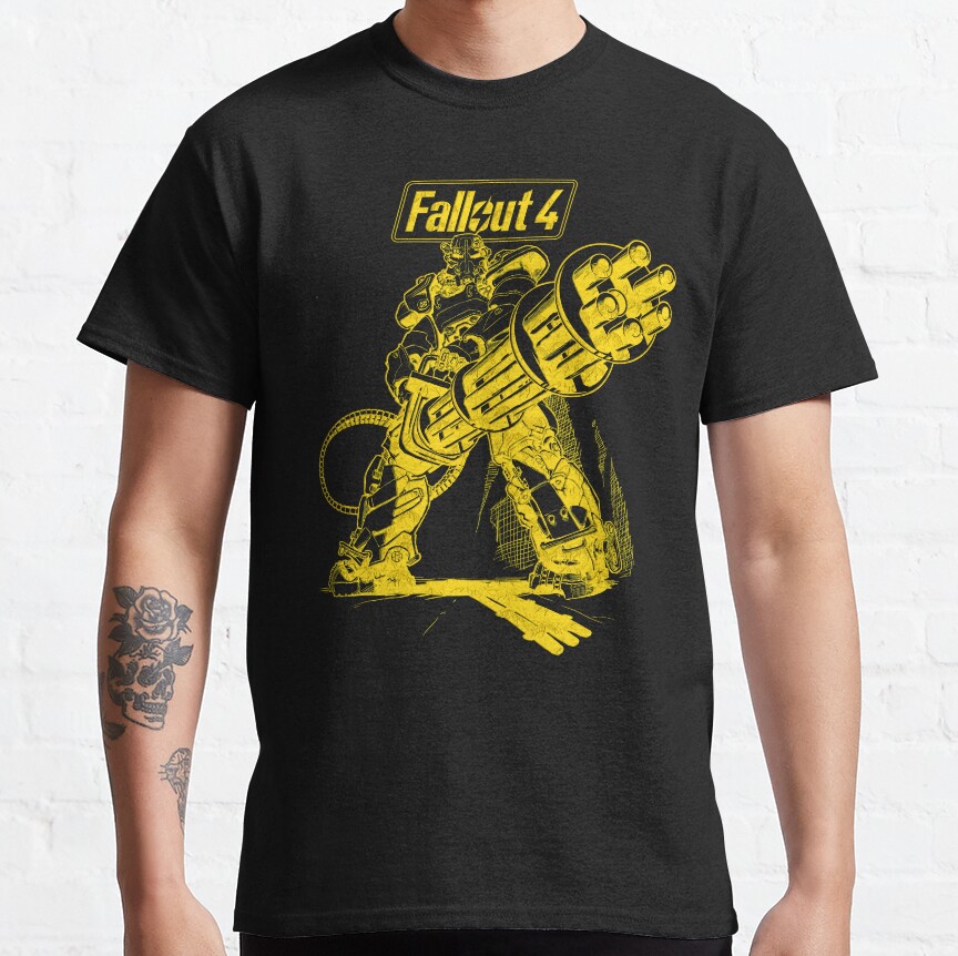 Fallout 4 Film clip theme T-shirt Film star T-shirt for both men and ...