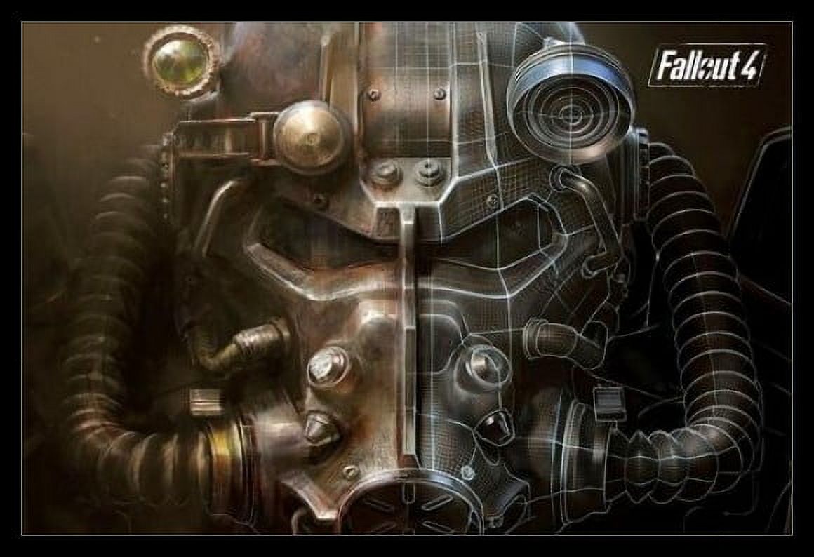 Fallout 4 Gaming Laminated & Framed Poster (36 x 24) - Walmart.com