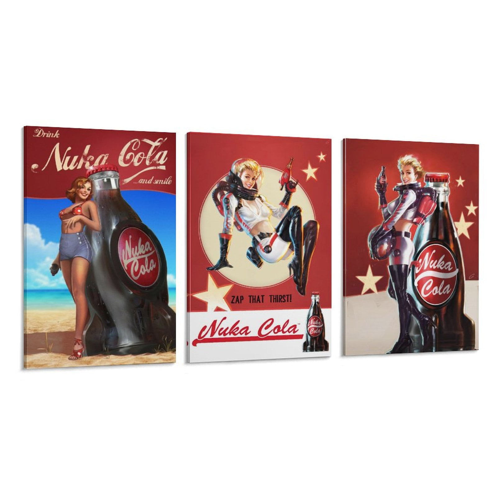 Fallout 4 Gaming Nuka Cola Girl Fallout Nuka Cola Nuka Cola Vault Girl Fallout Artworks Canvas ...