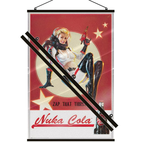Fallout 4 - Gaming Poster (Nuka Cola Girl - Zap Your Thirst) (Size: 24 ...