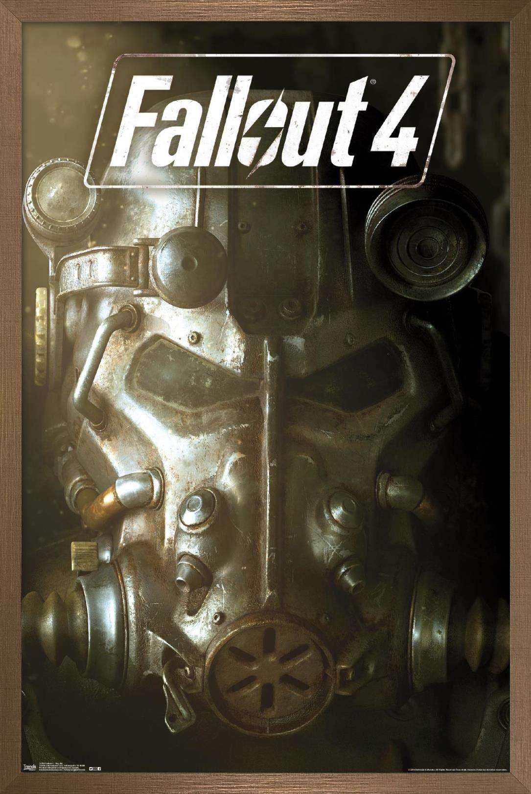 Fallout 4 - Key Art Wall Poster, 22.375" x 34" Framed - Walmart.com