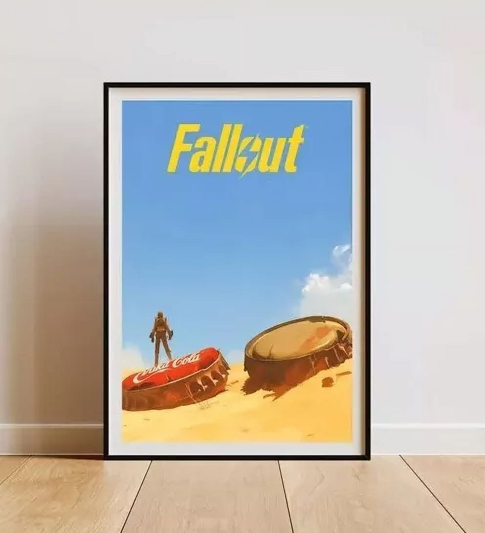 Fallout - 4 Poster On The Theme Of The Famous Video Game And Its Iconic ...