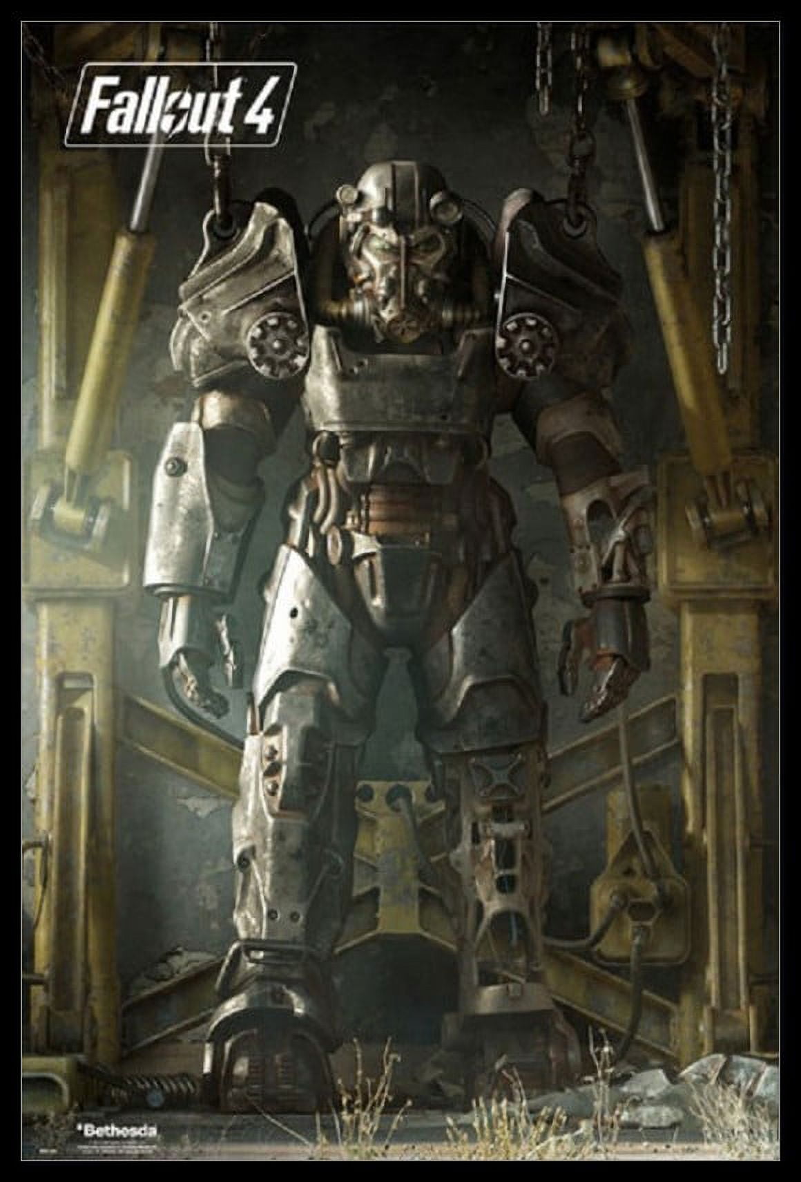 Fallout 4 T45 Laminated & Framed Poster (24 x 36) - Walmart.com