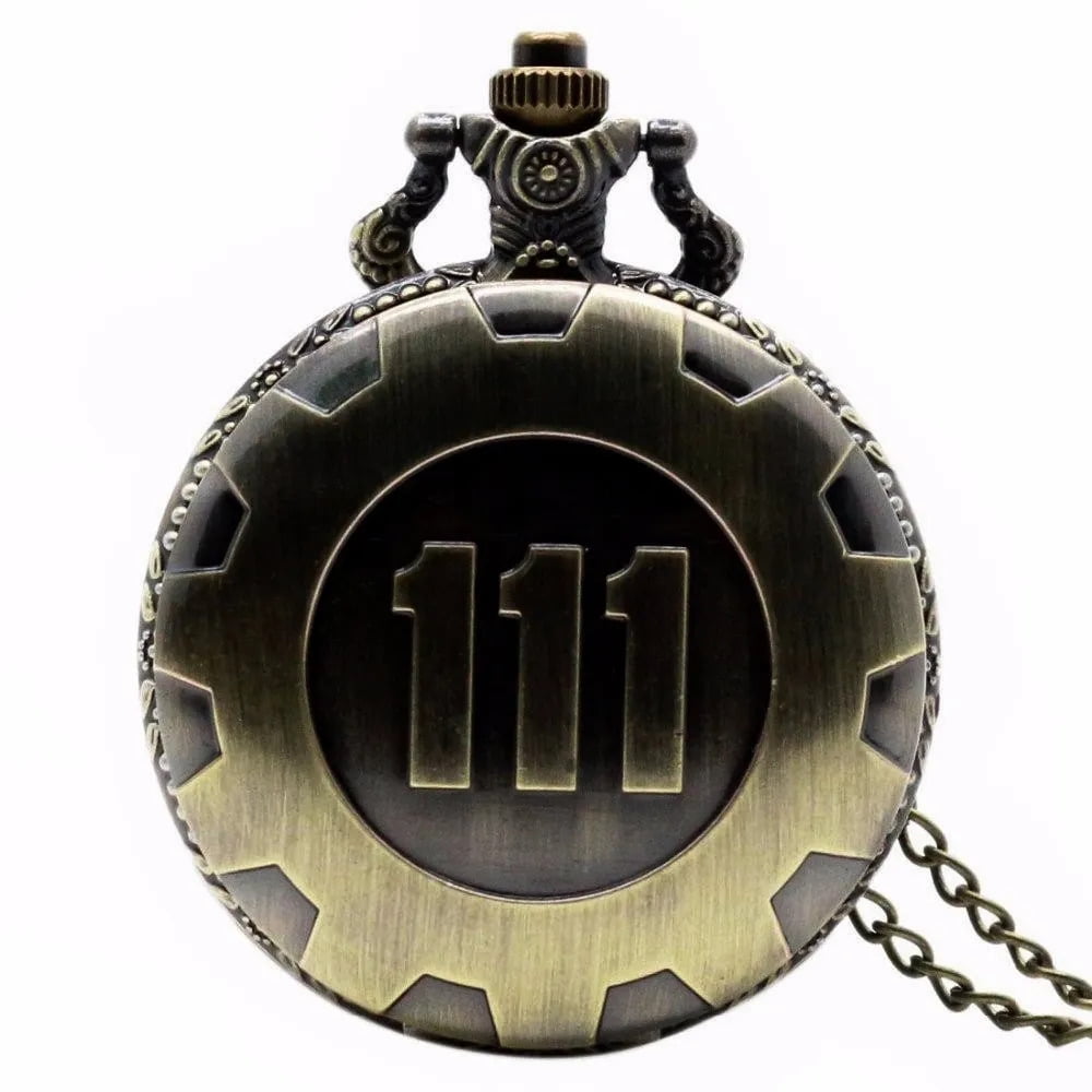 Fallout 4 Theme Pendant Bronze w Chain Pocket Watch - Walmart.com