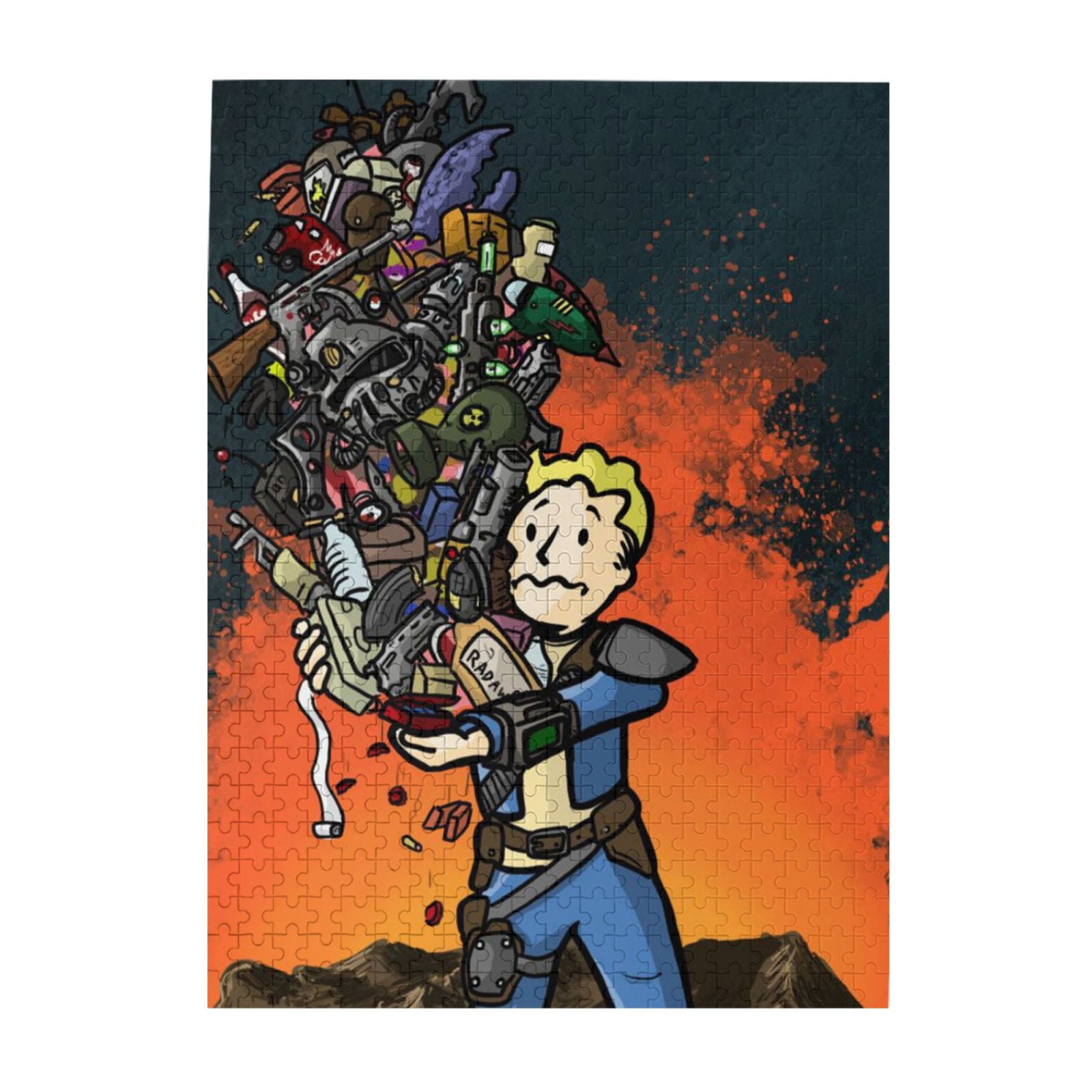 Fallout 500 Piece Jigsaw Puzzle Wooden Puzzle Birthday Gifts For Adults ...