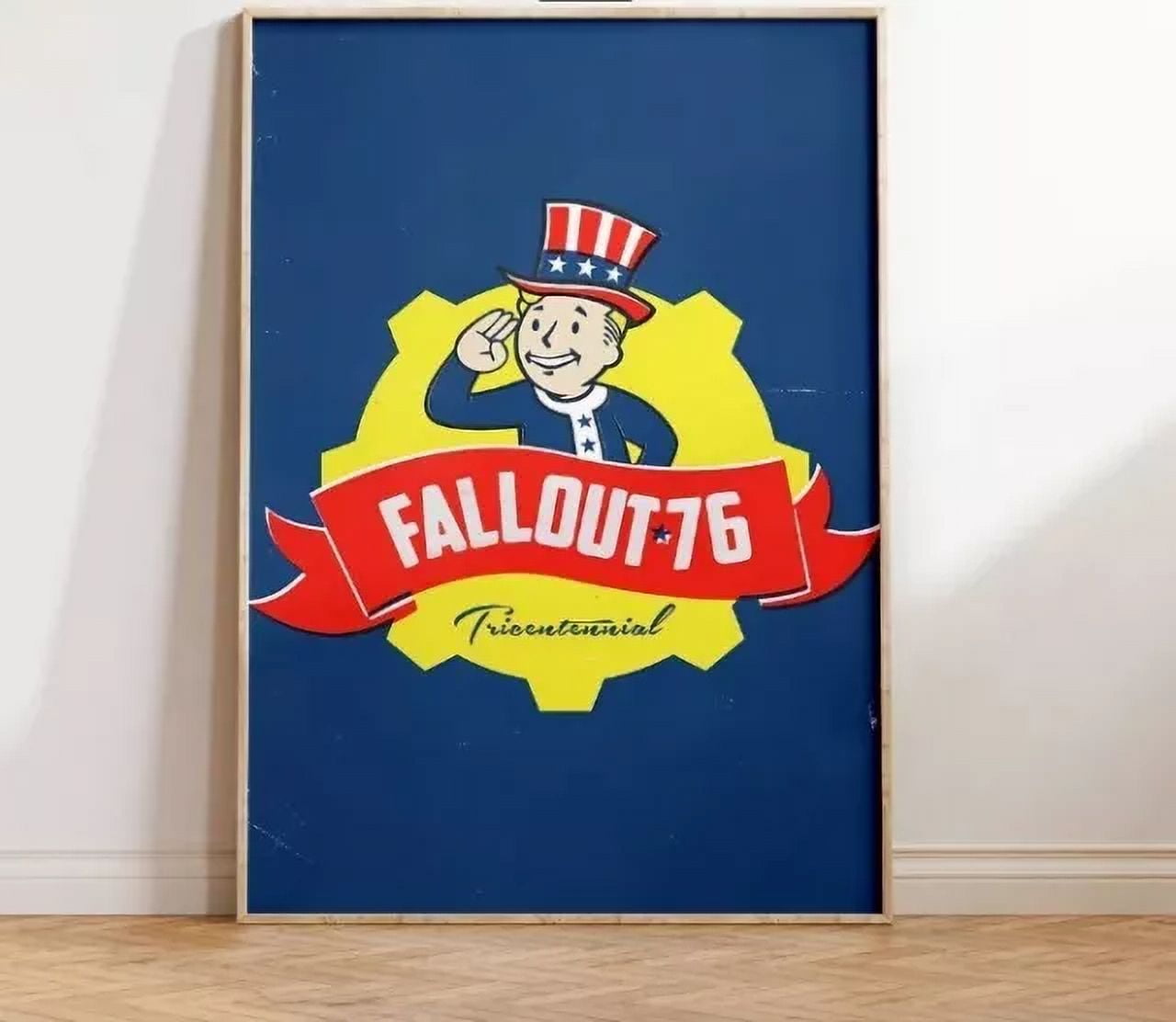 Fallout 76 Ads Poster, Video Game Wall Art, Nuclear Wasteland Decor 4 ...