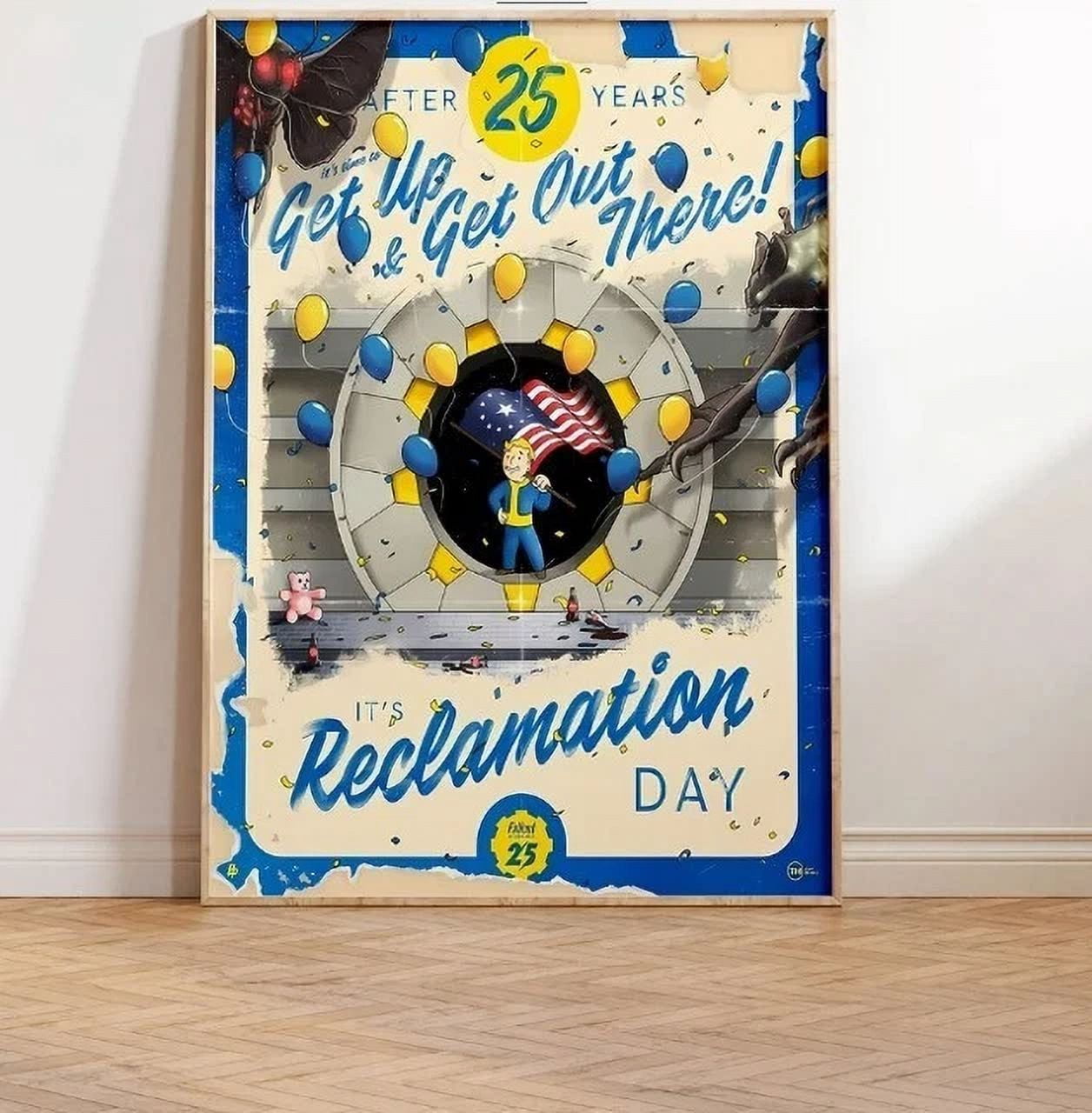Fallout 76 Ads Poster, Video Game Wall Art, Nuclear Wasteland Decor 9 ...