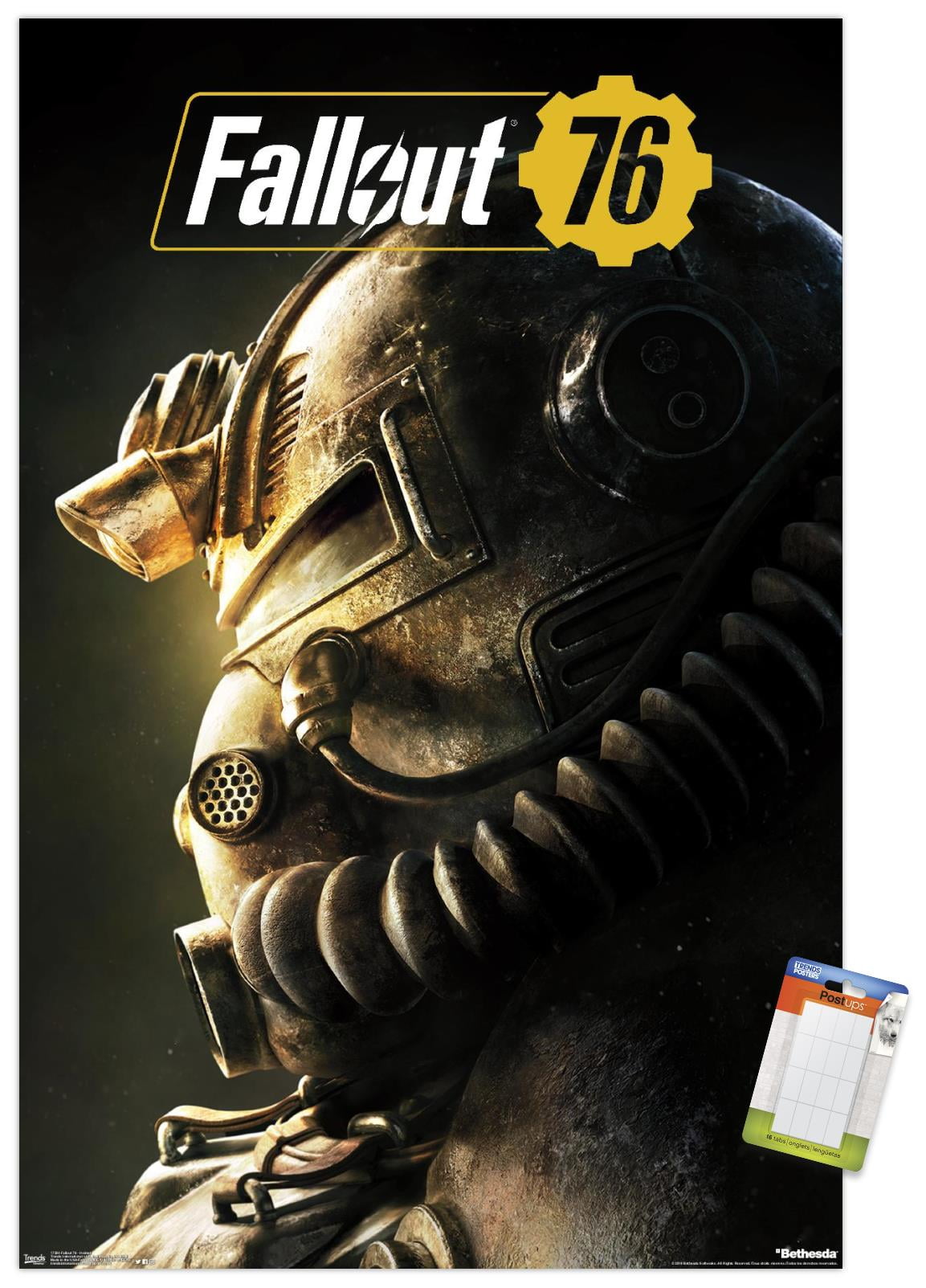 Fallout: 76 - Helmet Close-Up Wall Poster, 22.375" x 34" - Walmart.com