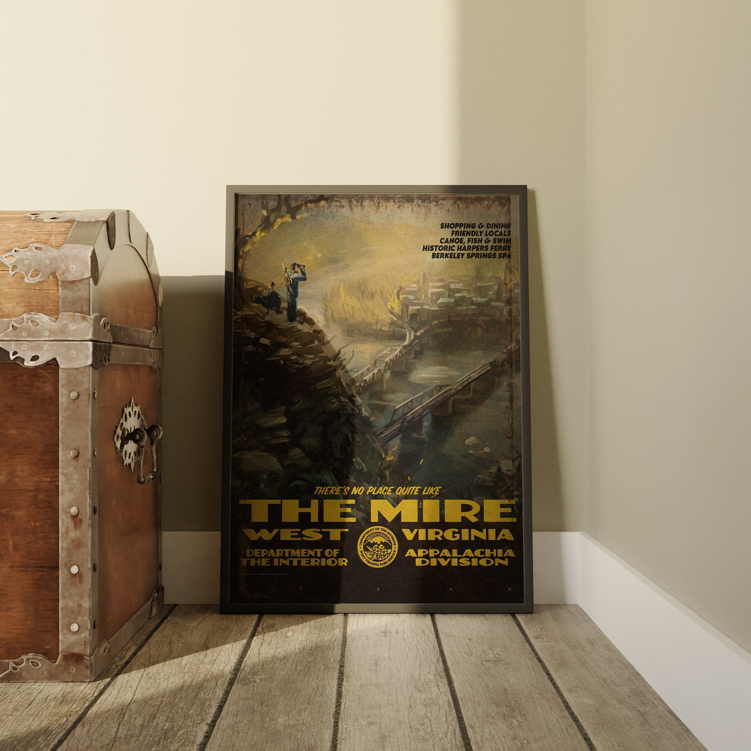 Fallout 76 Poster - Apocalyptic Wasteland Game Art, Print on Kraft ...