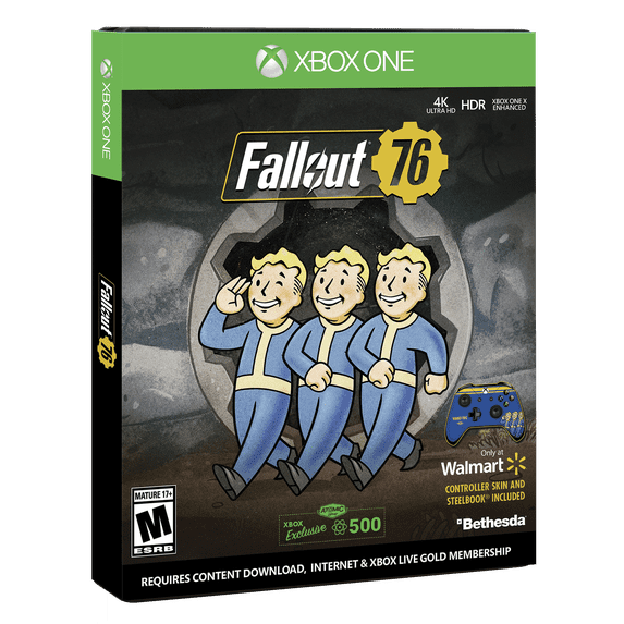Bethesda Fallout 76 Steelbook for Xbox One with Exclusive Controller ...
