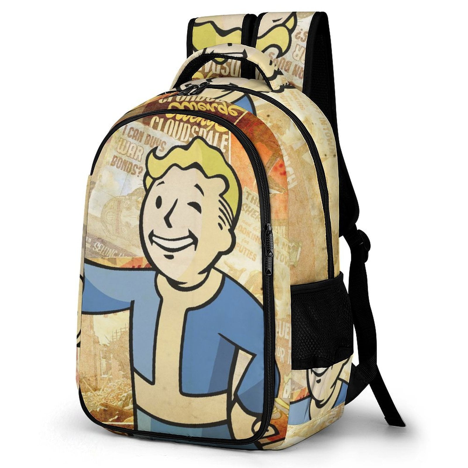 Fallout Backpack Book Bags Casual Daypack for Travel Work Office ...