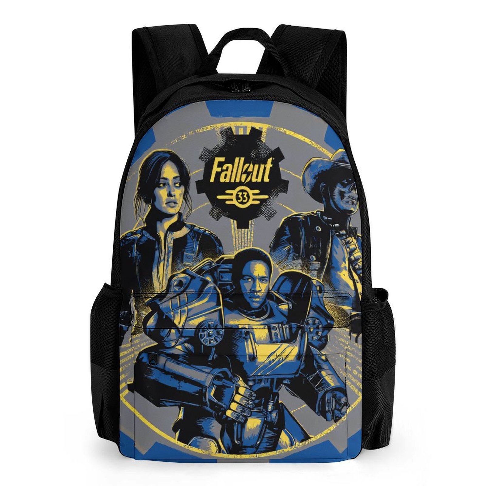 Fallout Backpack with Adjustable Straps, Multiple Pockets Backpack ...