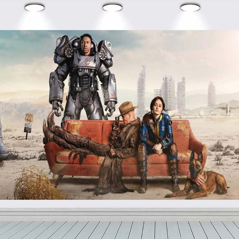 Fallout Birthday Party Supplies Banner Backdrop Background Taspestry ...