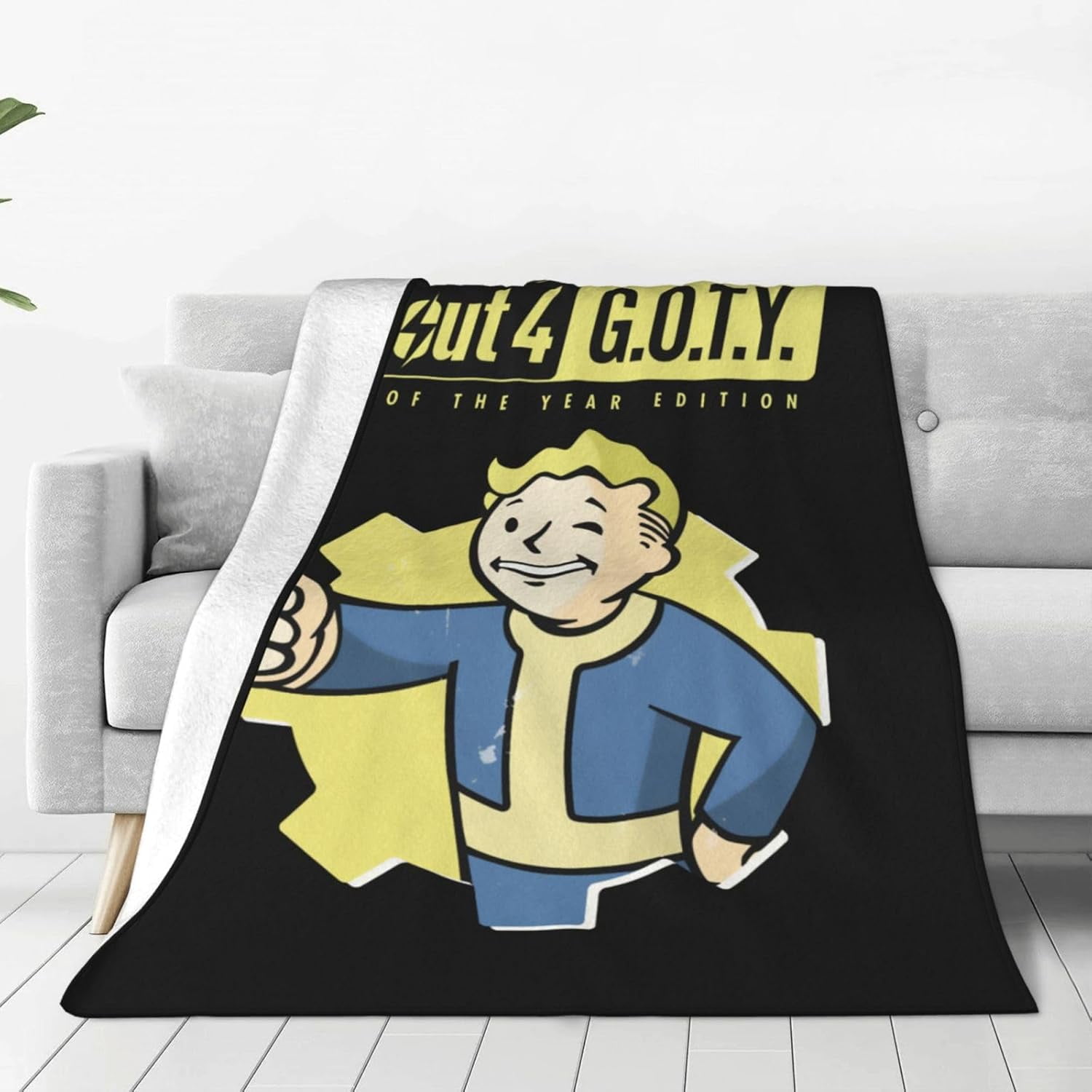 Fallout Blanket Soft Plush Fleece Flannel Plush Blanket for Sofa Bed ...