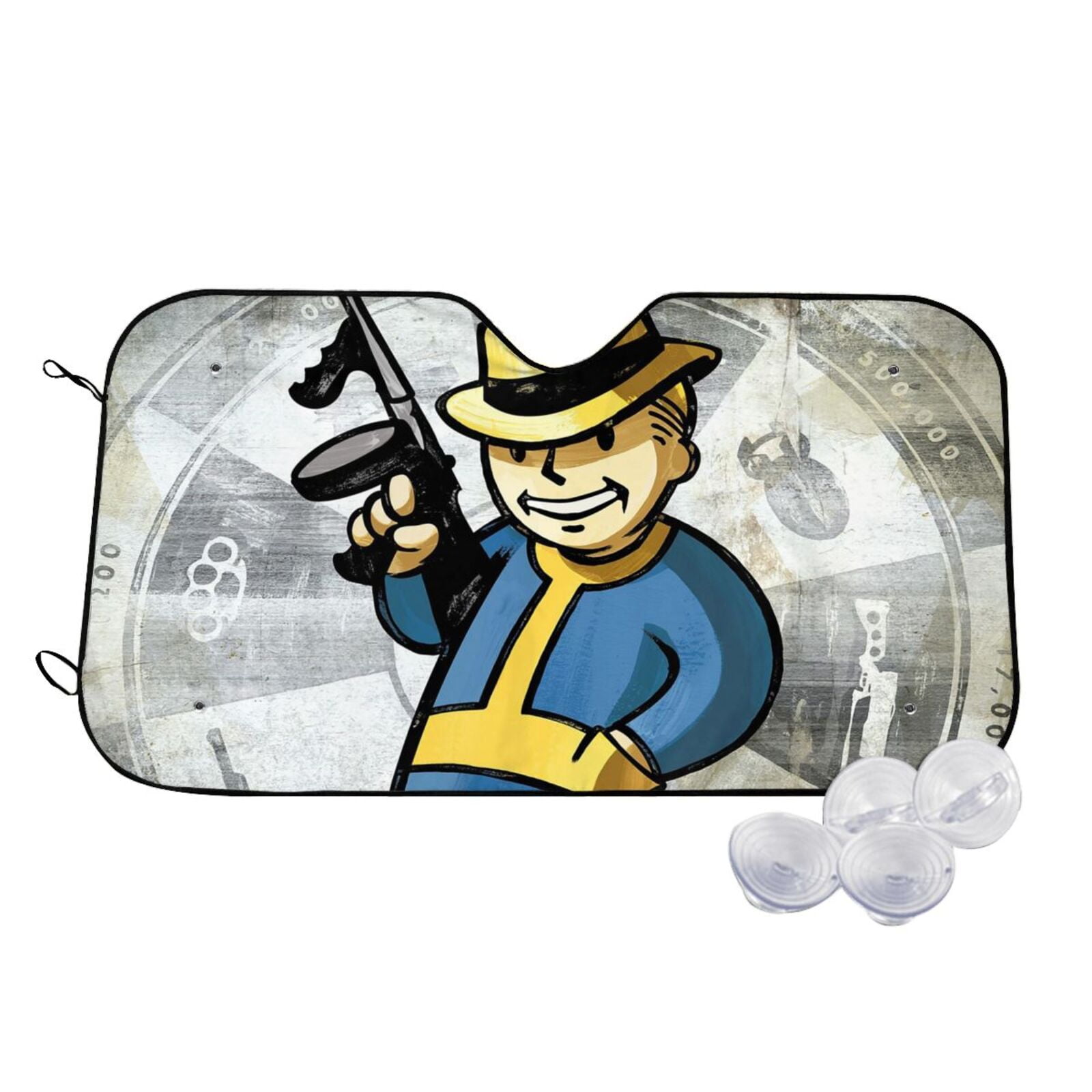 Fallout Car Windshield Sun Shade, Foldable Sun Shade for Car Truck SUV ...