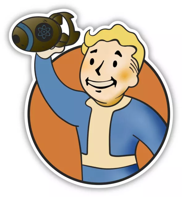 Fallout Character Vault Boy Sticker Decal Laptop Wall Car Phone Game ...