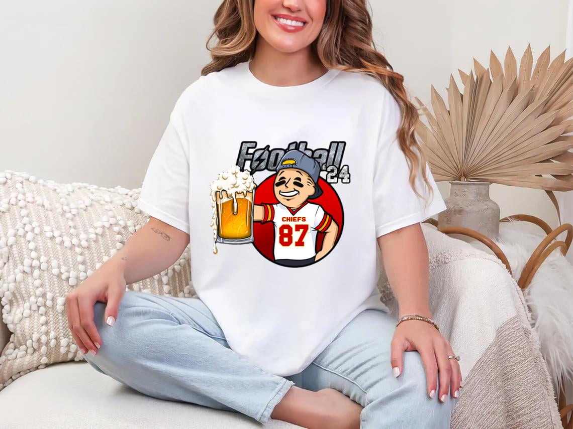 Fallout Chiefs Mashup Team Gamer Power T-Shirt, for men & women, up to size 5XL. - Walmart.com