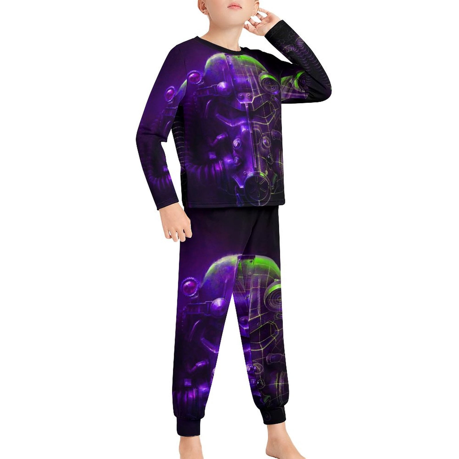 Fallout Children's Pajama Suit 2 Pieces Soft Cozy Sleepwear Clothes ...