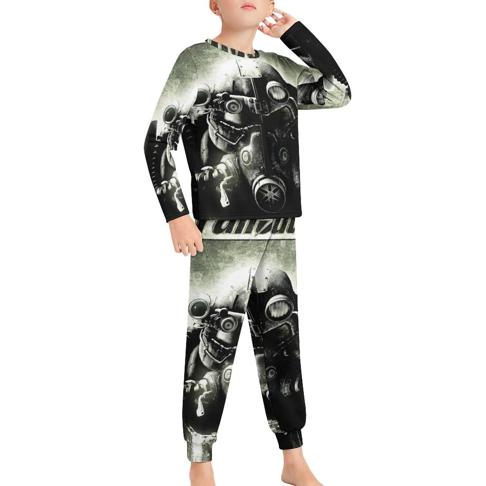 Fallout Children's Pajama Suit 2 Pieces Soft Cozy Sleepwear Clothes ...