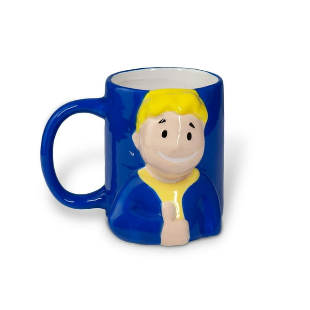Fallout Collectibles Smiling Vault Boy Thumbs Up 3D Coffee Mug | 20 ...