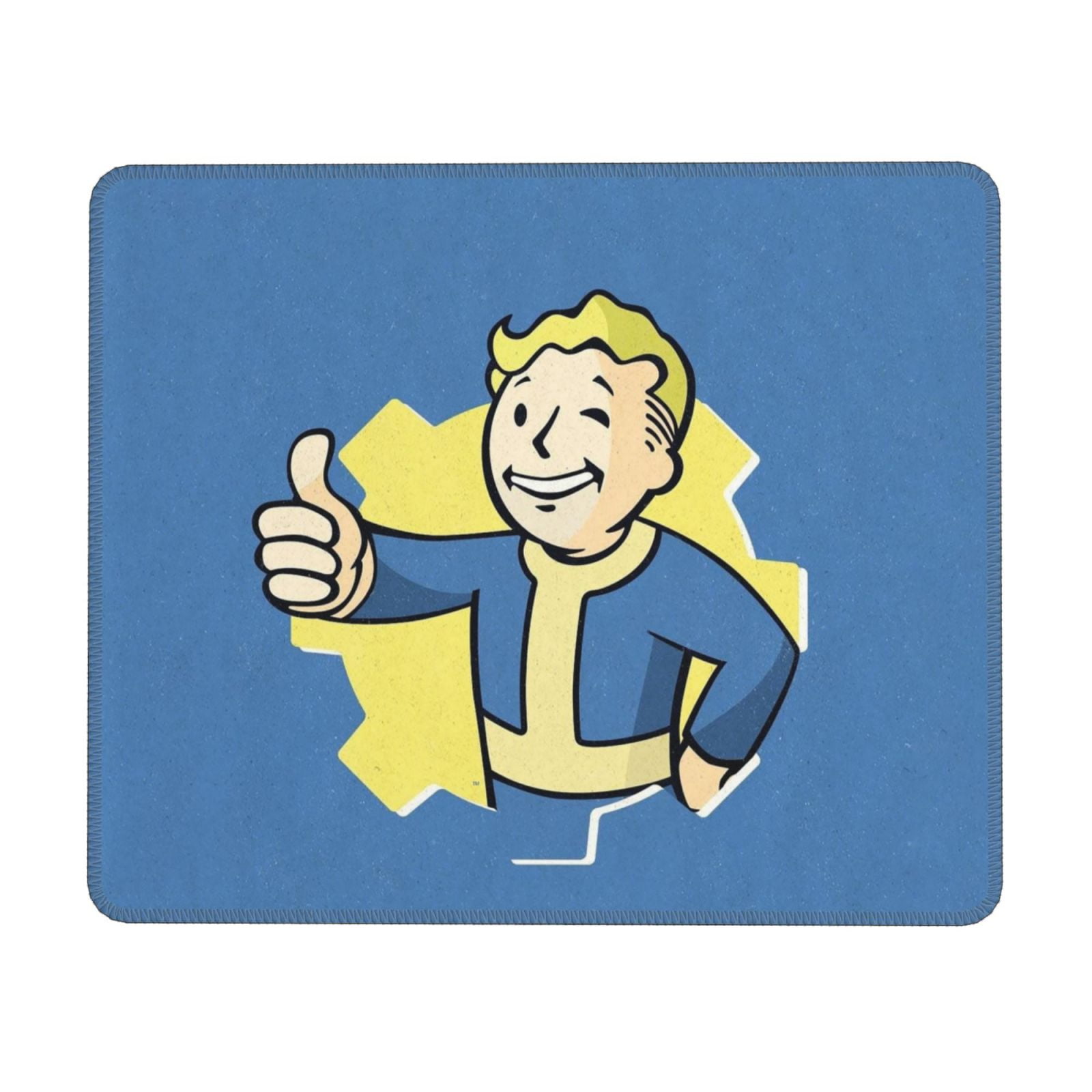 Fallout Desk Mat, Gaming Mouse Pad Mat with Non-Slip Base Stitched ...