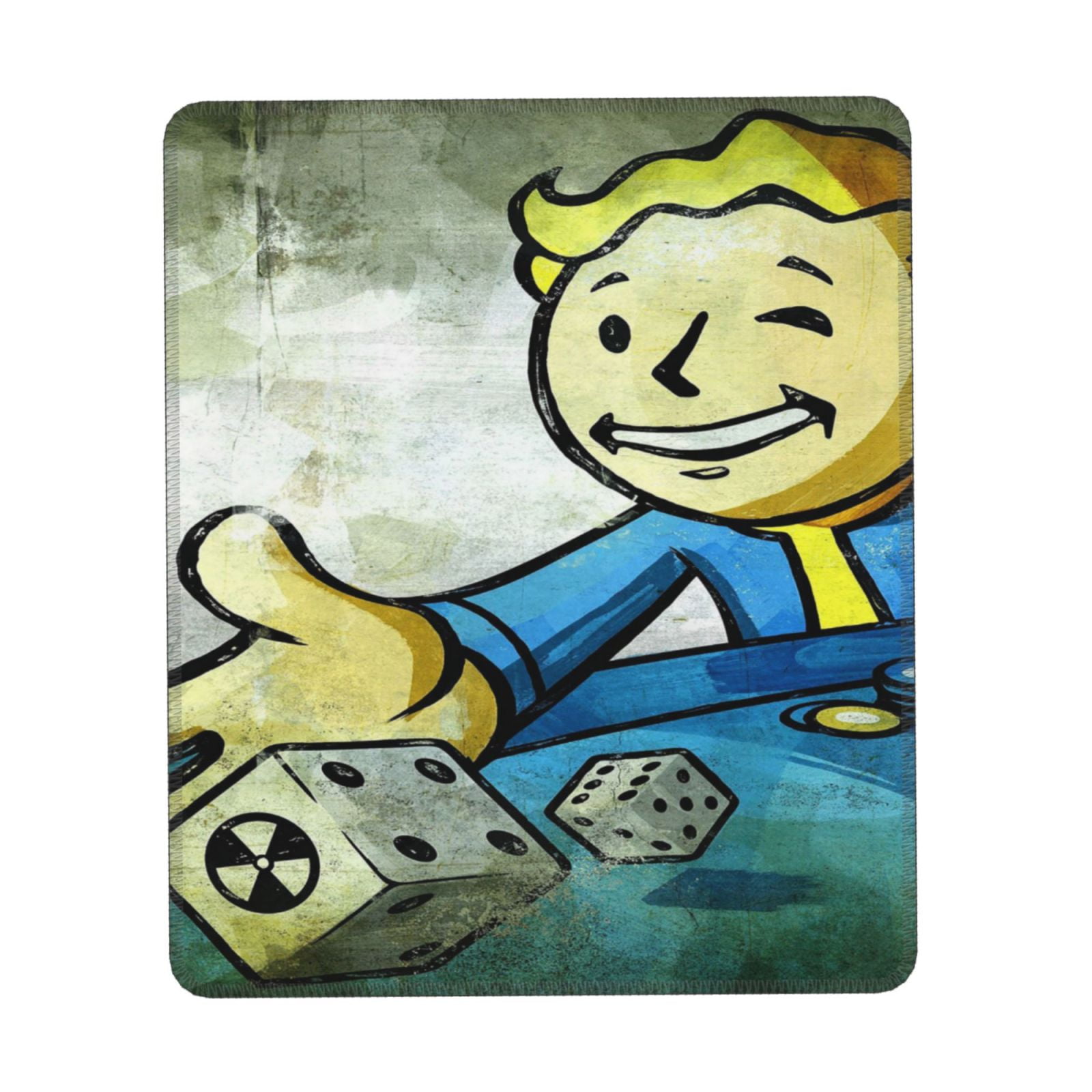 Fallout Desk Mat, Gaming Mouse Pad Mat with Non-Slip Base Stitched ...