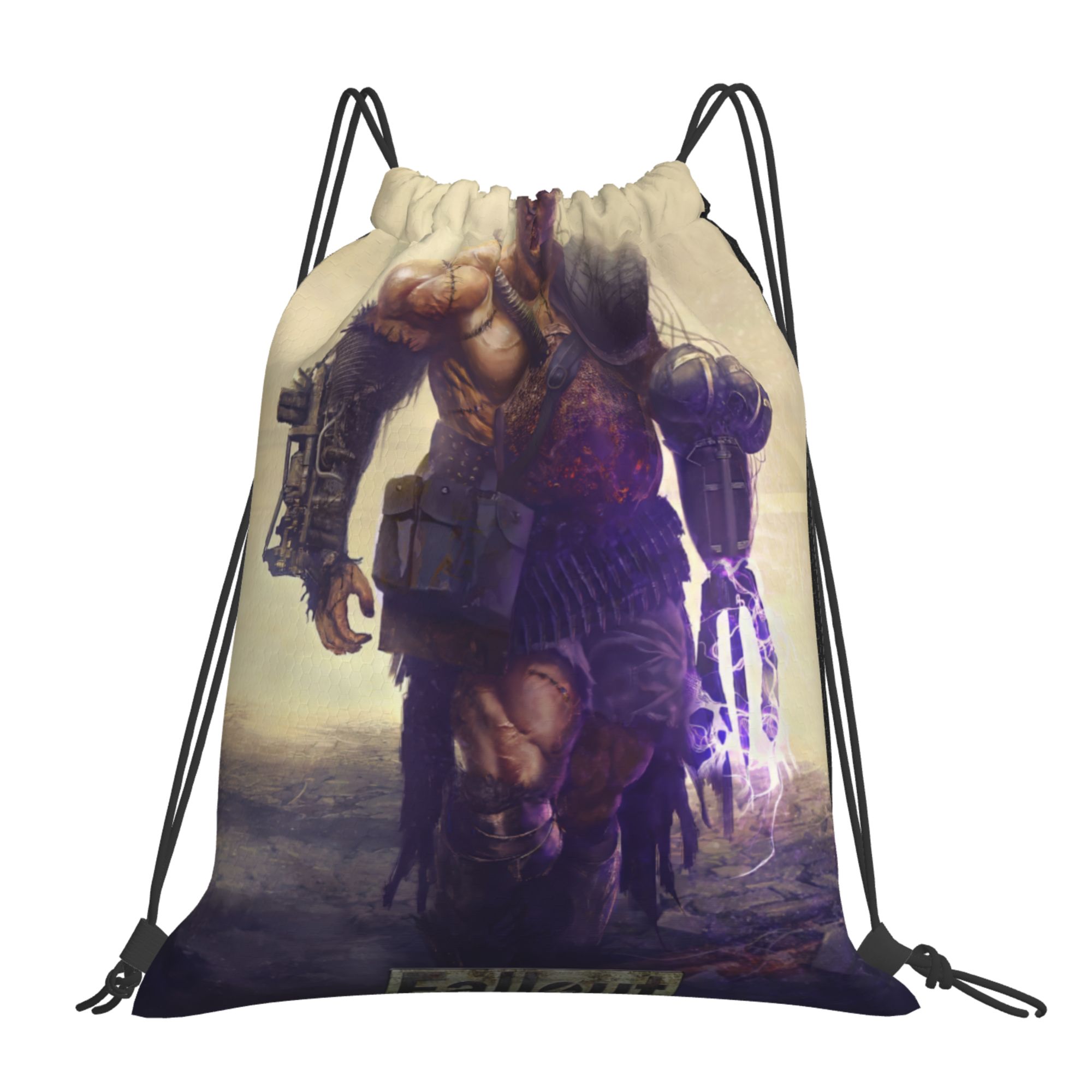 Fallout Drawstring Bags, Simple Casual Drawstring Sling Bag, Drawstring ...
