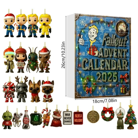 Fallout Fall Out Advent Calendar 2025 2026 Christmas Halloween Figures ...