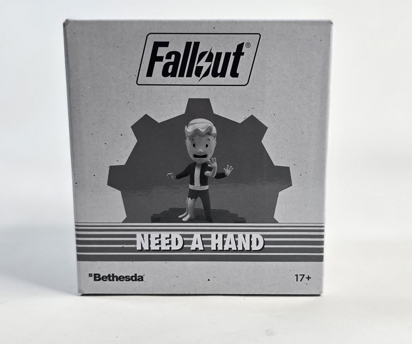 Fallout Figurine Vault Boy Need a Hand B&W - NEW - Walmart.com