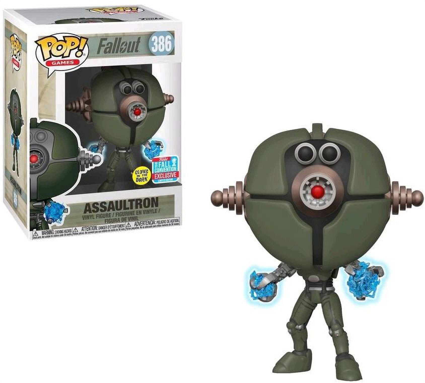 Fallout Funko POP! Games Assaultron Vinyl Figure [Glows in the Dark ...