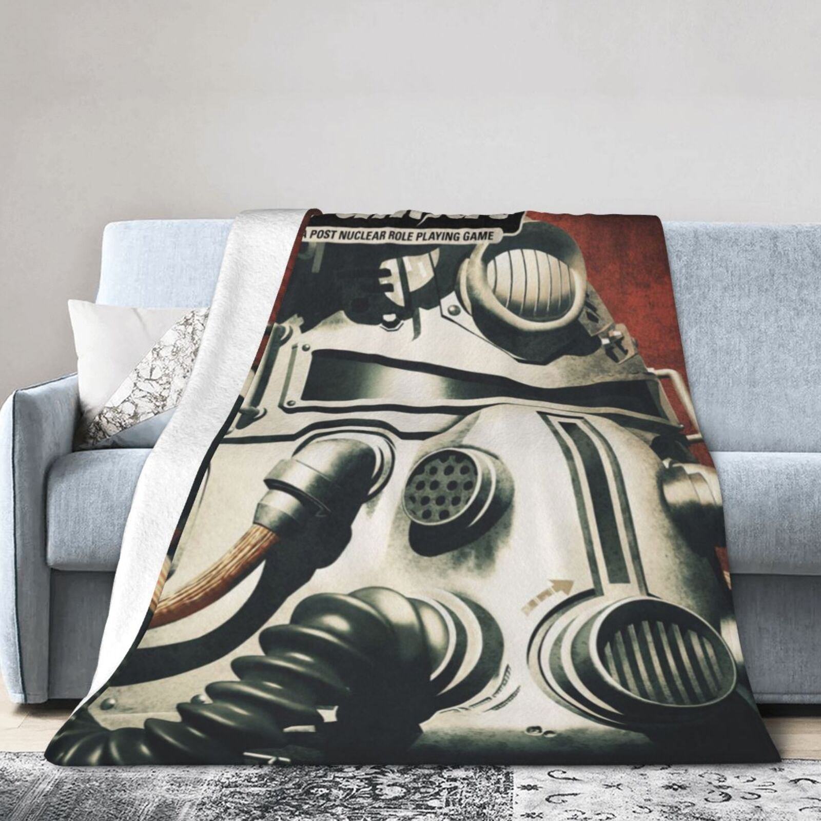 Fallout Game Flannel Throw Blanket Super Soft Sofa Blanket Thickening ...