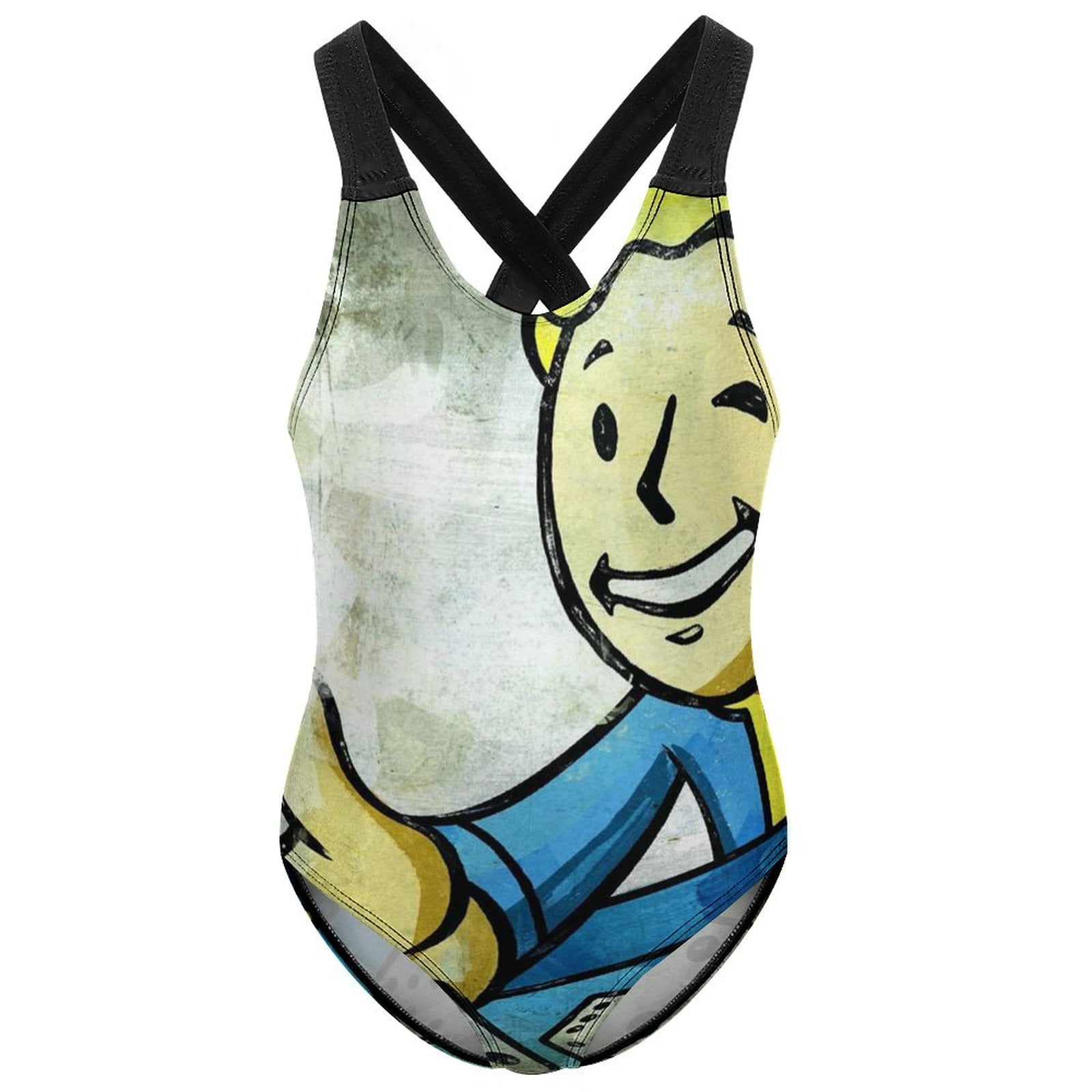 Fallout Girls One-piece Swimsuit Beach Pool Kids Swimwear Bathing Suit ...