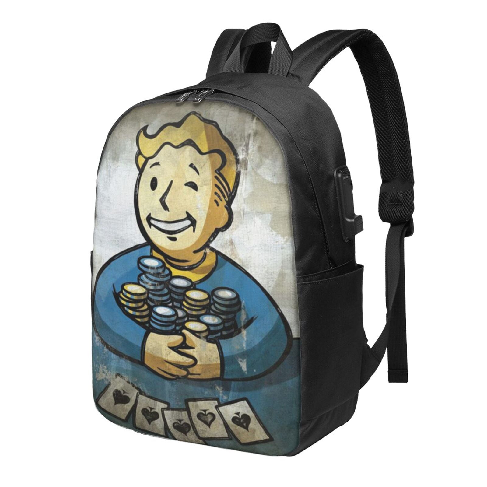 Fallout Laptop Backpack With Usb Charging Port 17 Inch Daypack Travel ...