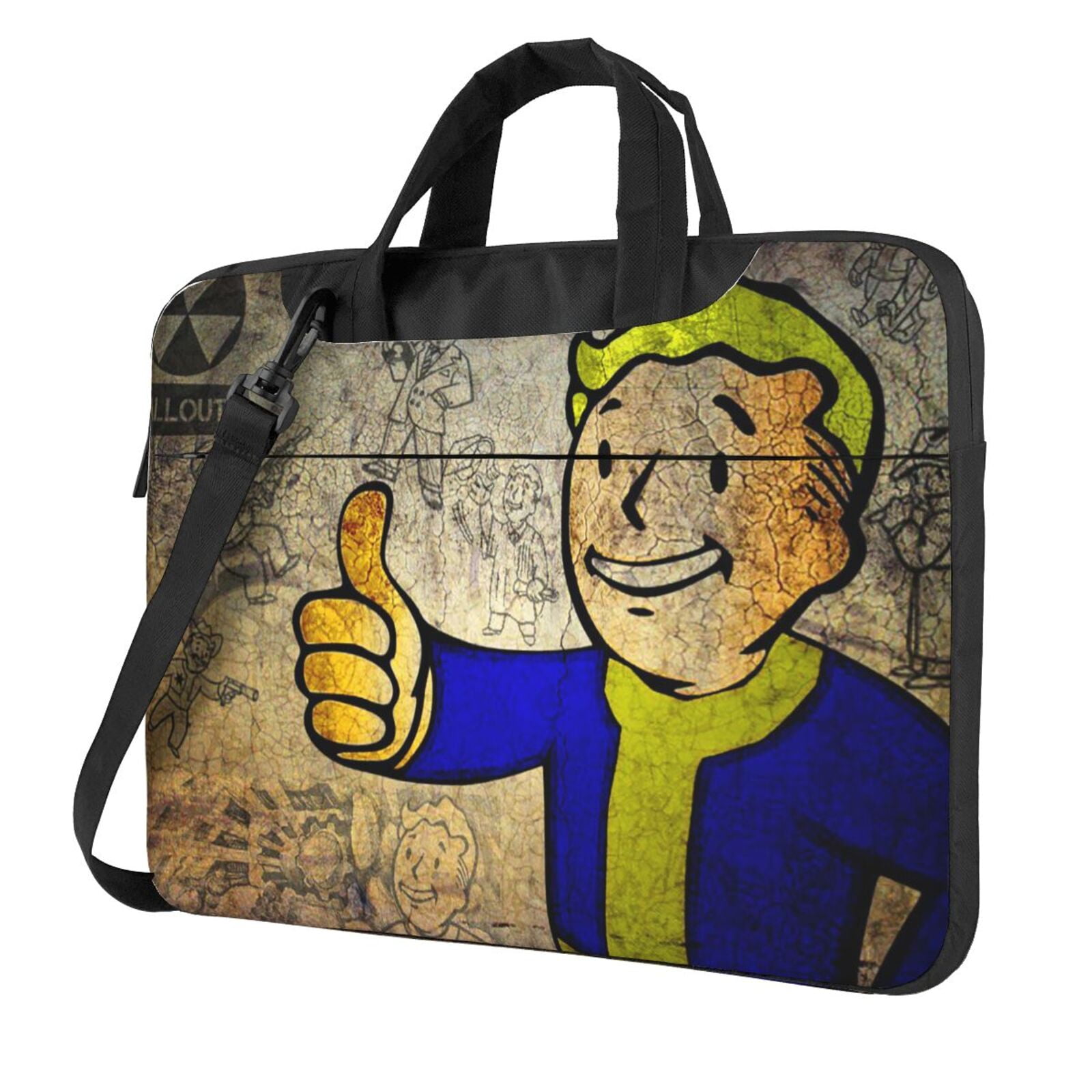 Fallout Laptop Shoulder Bag for Women Men, 15.6 inch Computer Laptop ...