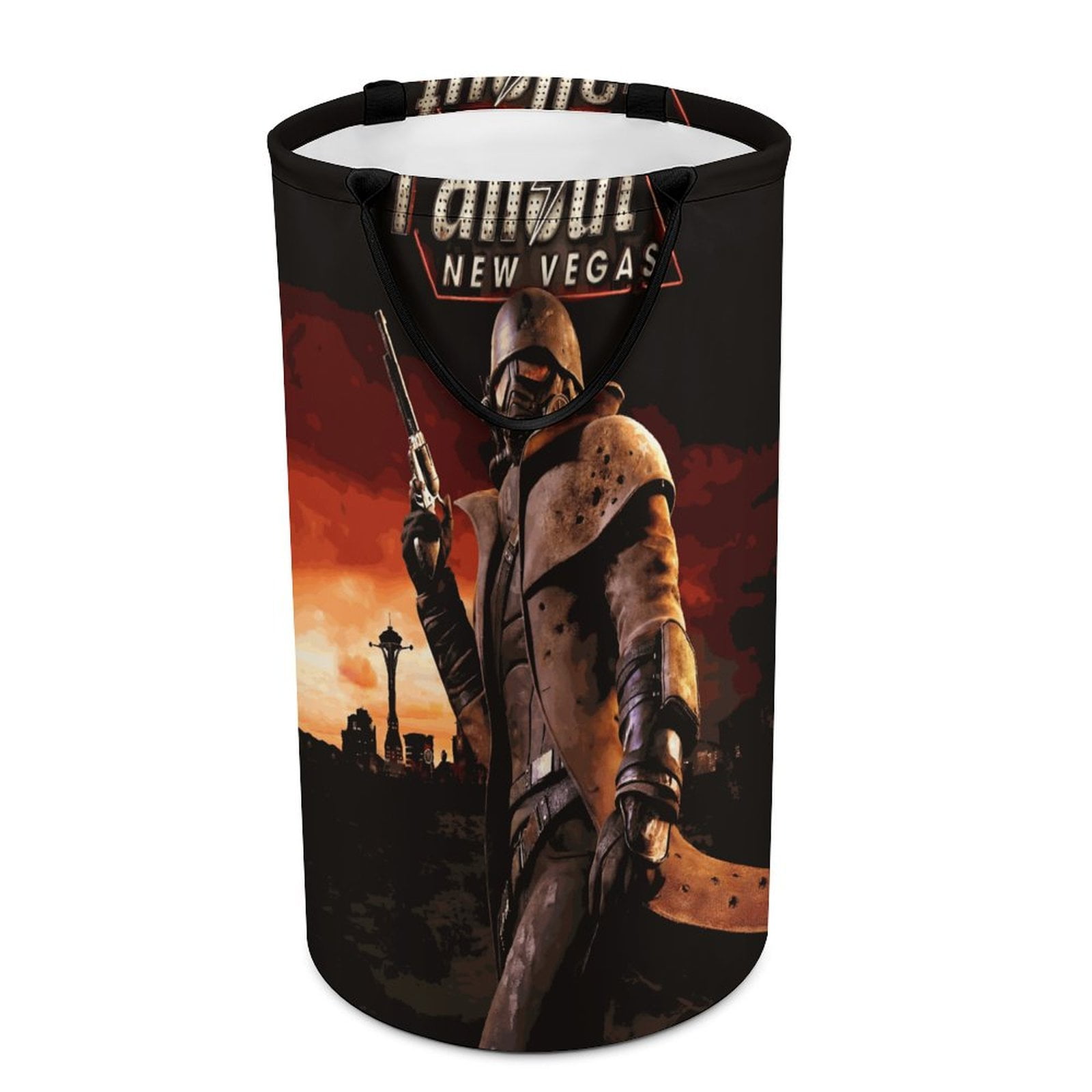 Fallout Laundry Basket Hamper Holder Portable Tall Collapsible Laundry ...