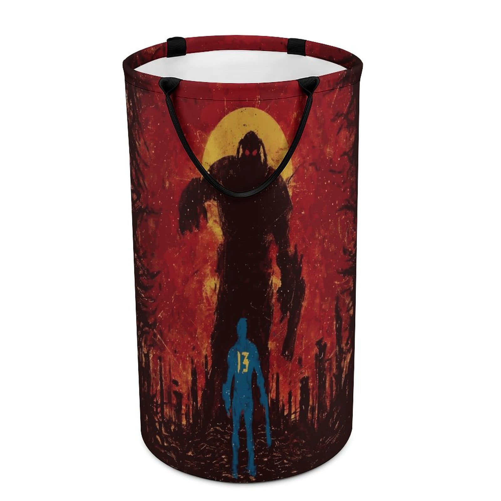Fallout Laundry Basket Hamper Holder Portable Tall Collapsible Laundry ...