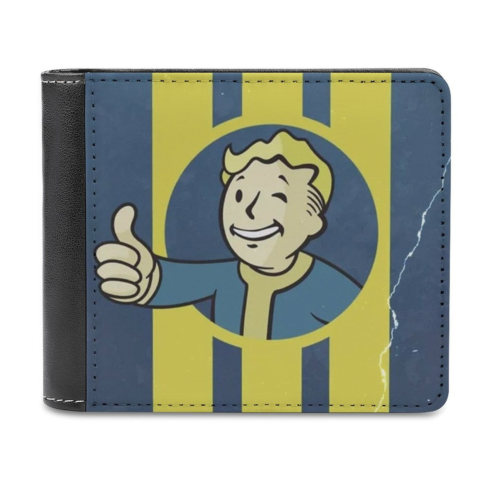 Fallout Leather Wallet Slim Card Wallet Bifold Fashion Card Holder ...