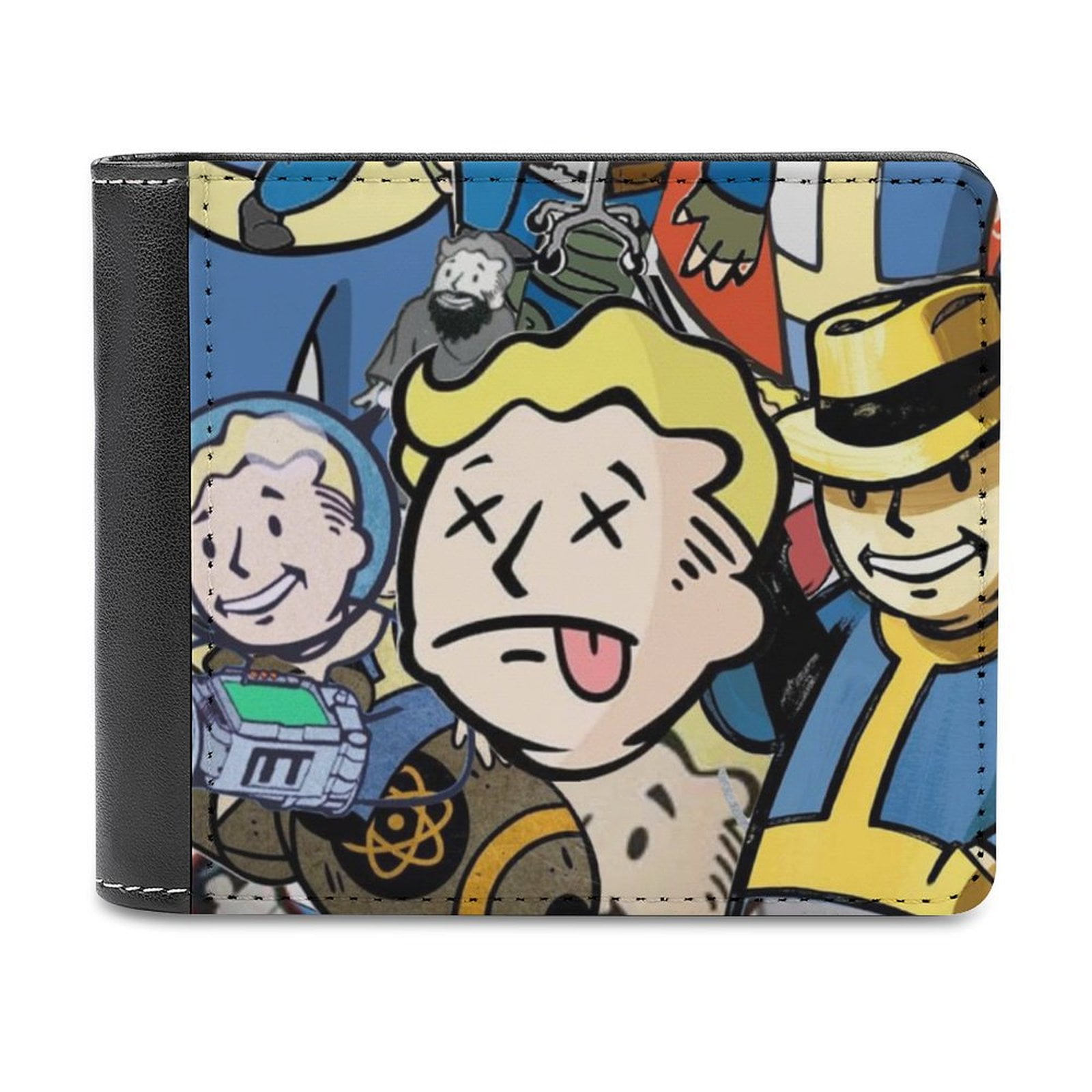 Fallout Leather Wallet Slim Card Wallet Bifold Fashion Card Holder ...