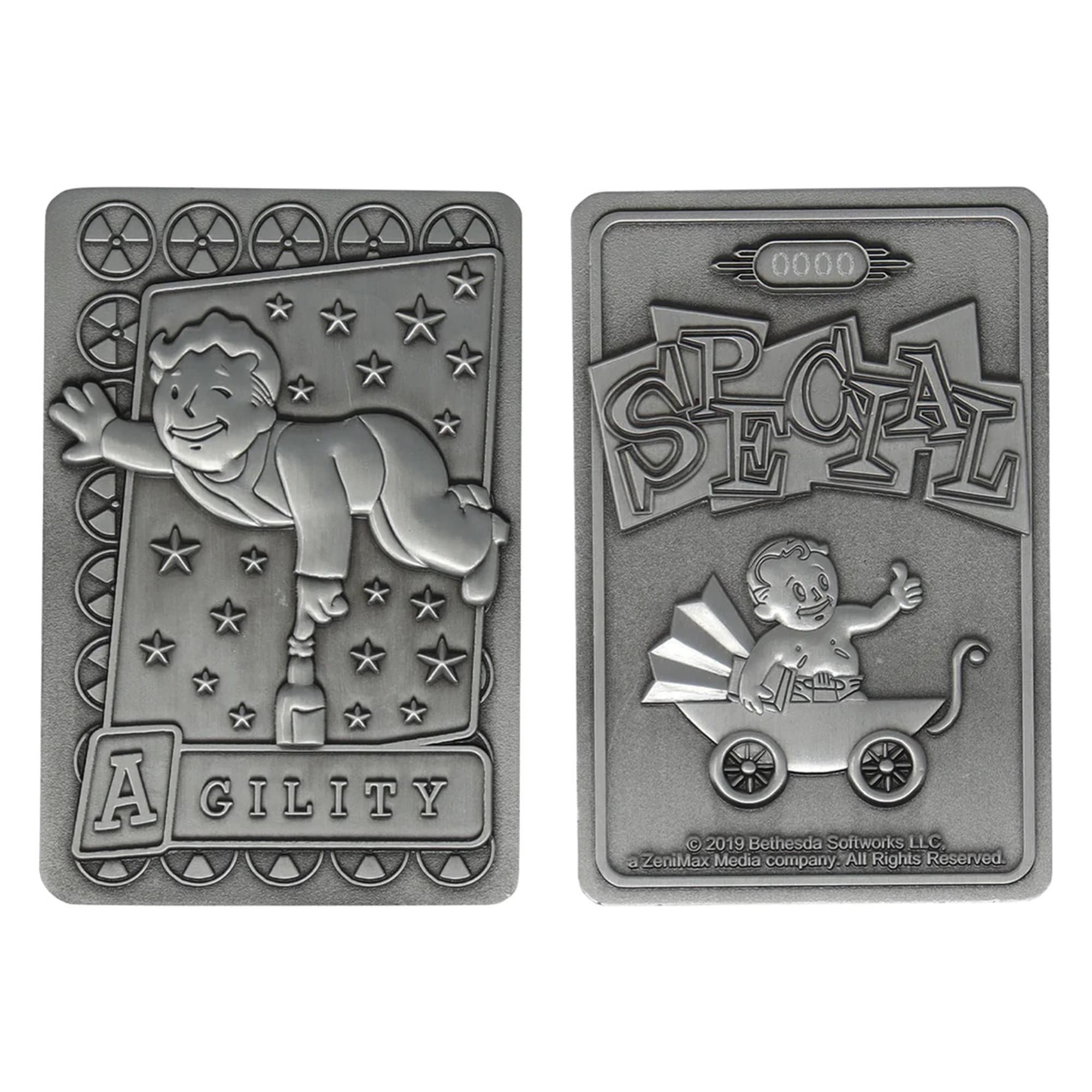 Fallout Limited Edition Replica Perk Card | Agility - Walmart.com