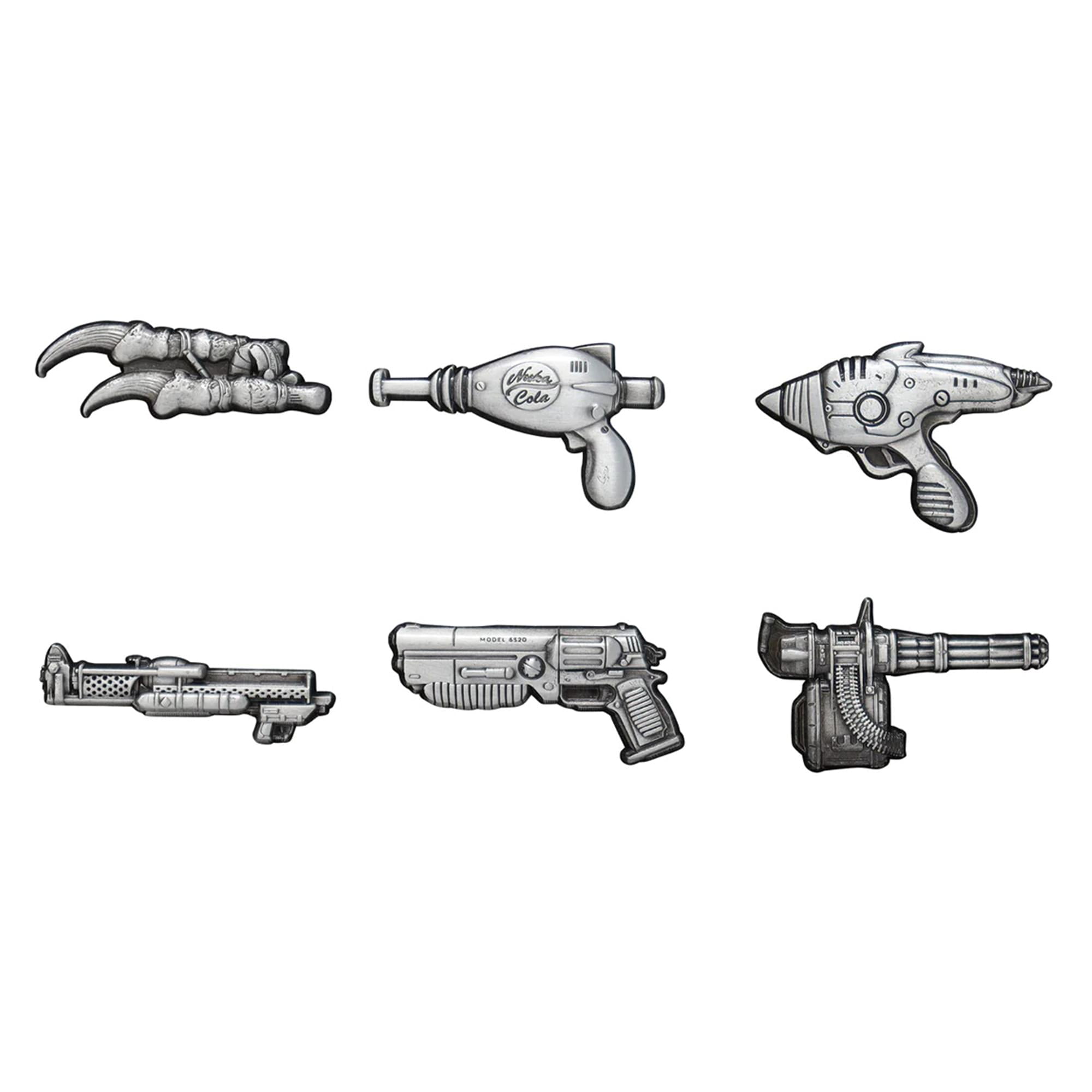 Fallout Limited Edition Weapons Pin Badge Set of 6 - Walmart.com