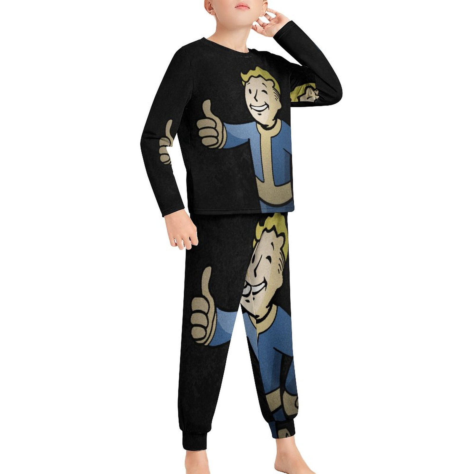 Fallout Little Big Boys Girls Pajamas Set Long Sleeve Kids PJs ...